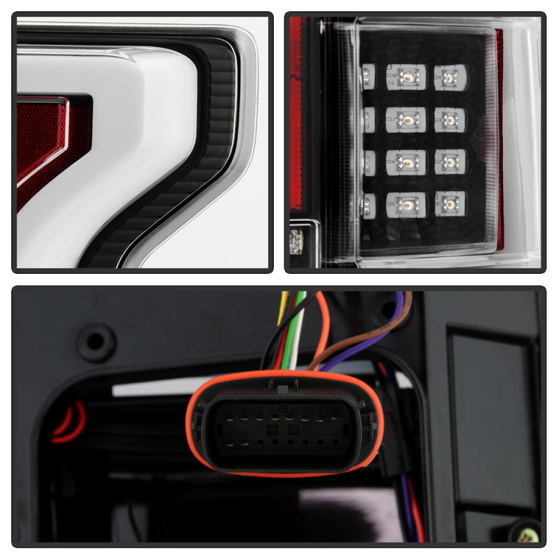 Spyder 18-20 Ford F150 w/ Rear Blind Spot LED Tail Lights - Black (ALT ...