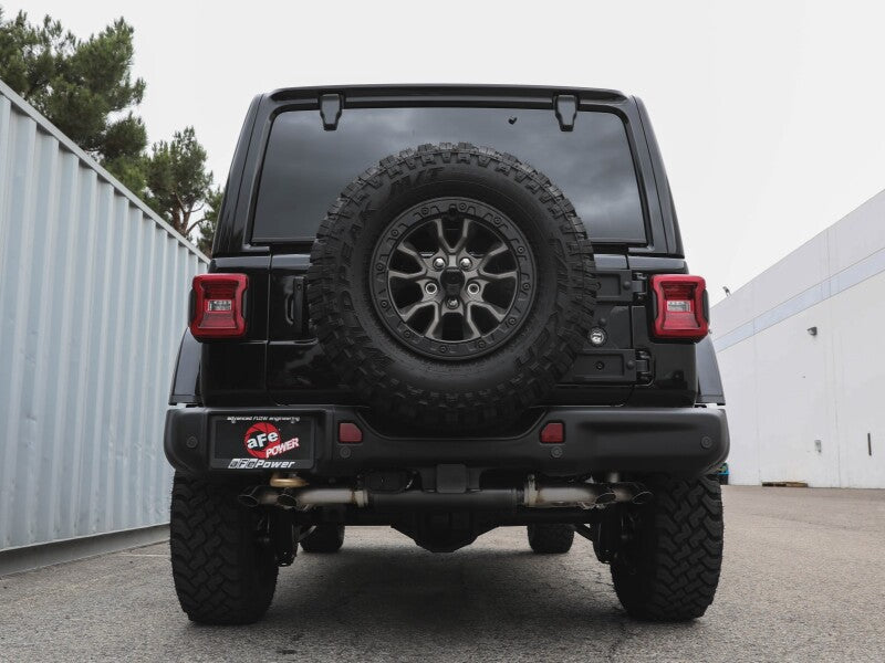 aFe 21-22 Jeep Wrangler JL Vulcan Series Stainless Steel Cat-Back Exha ...