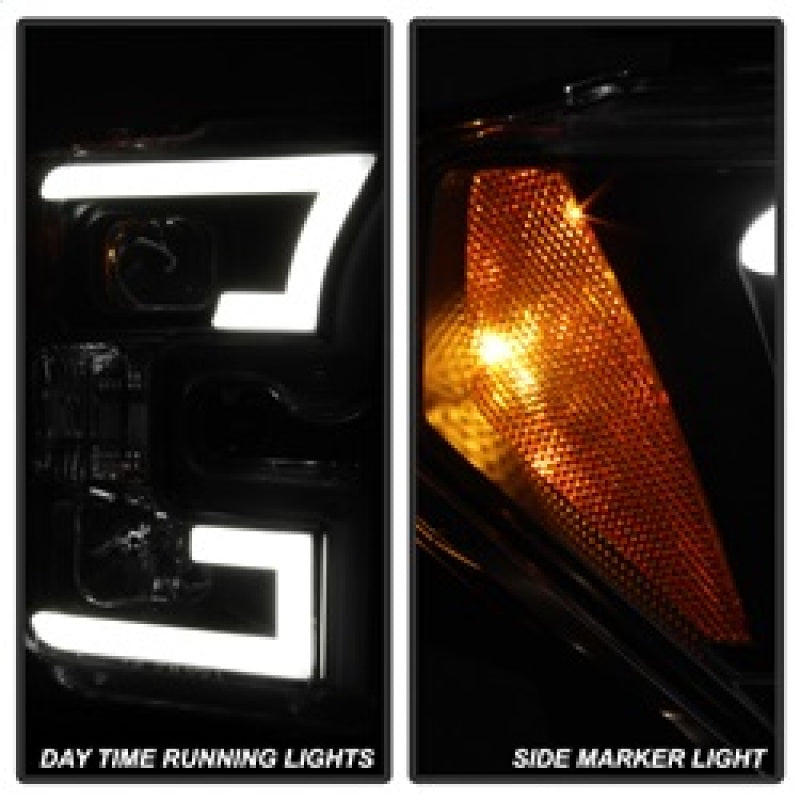 Spyder Ford F150 2015-2017 Projector Headlights - Light Bar DRL LED ...