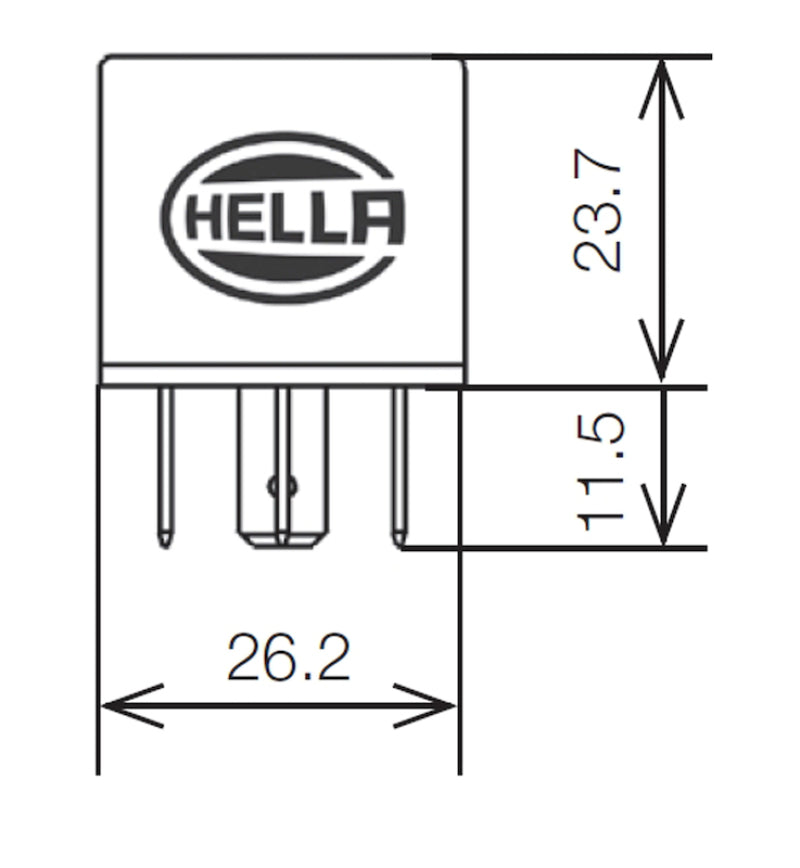 Hella Relay 12V 20/40A Spdt Res – ESP Truck Accessories