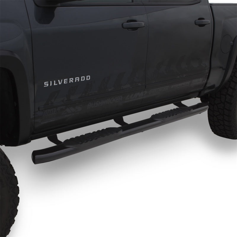 Lund Chevrolet Silverado 1500 Crew Cab 5in Oval Curved Steel Nerf Bars ...